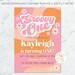 Groovy One Girl Birthday Invitation, Retro 70s Vibe Hippie 1st Pink ...