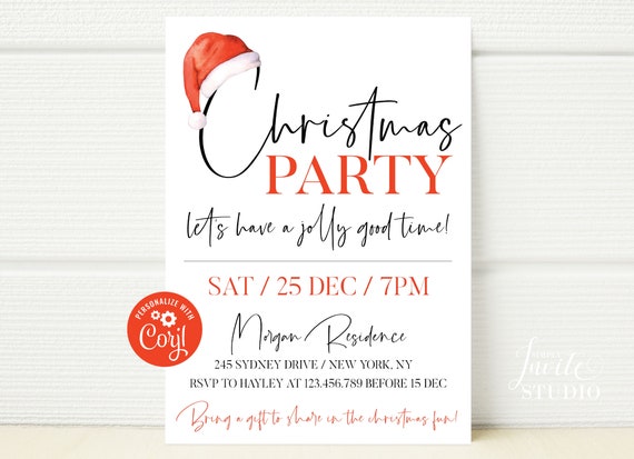 Work Christmas Invitation 150 + Corporate Christmas Party Invitations