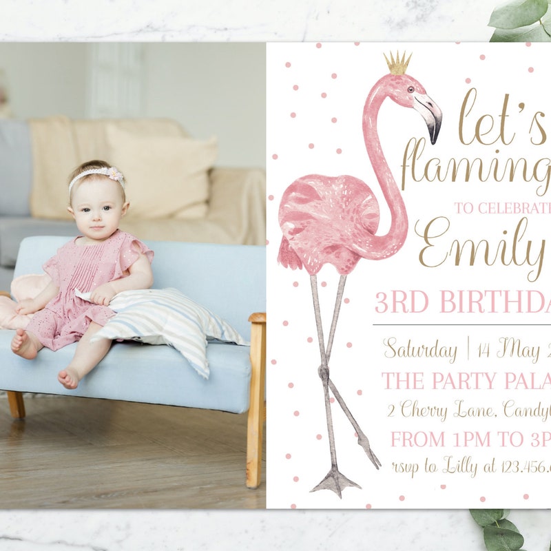 Flamingo Invites - Etsy
