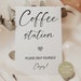 Minimalist Coffee Bar Sign: Baby Shower Printable (digital Download) - Etsy
