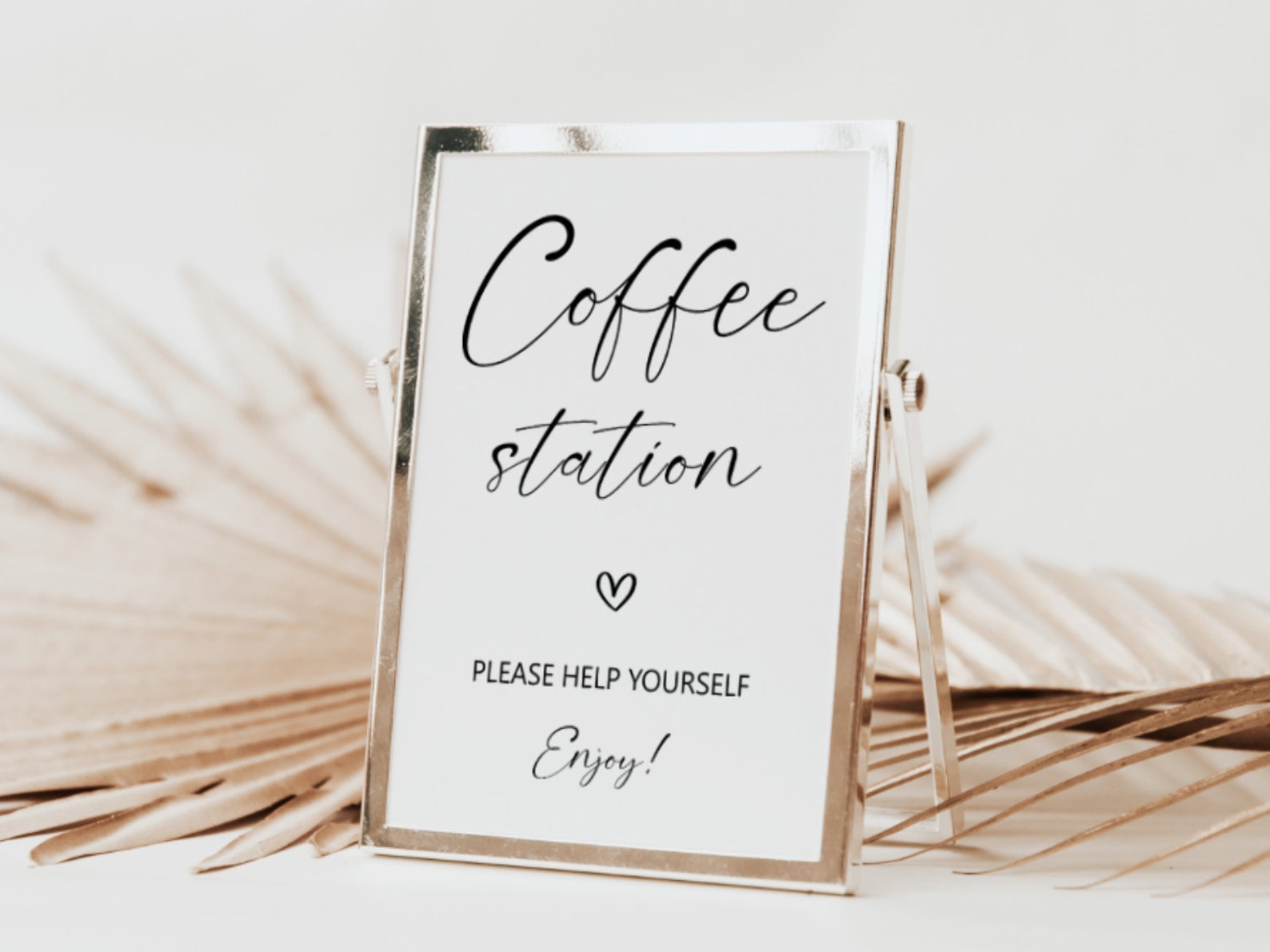 Minimalist Coffee Bar Sign: Baby Shower Printable (digital Download) - Etsy