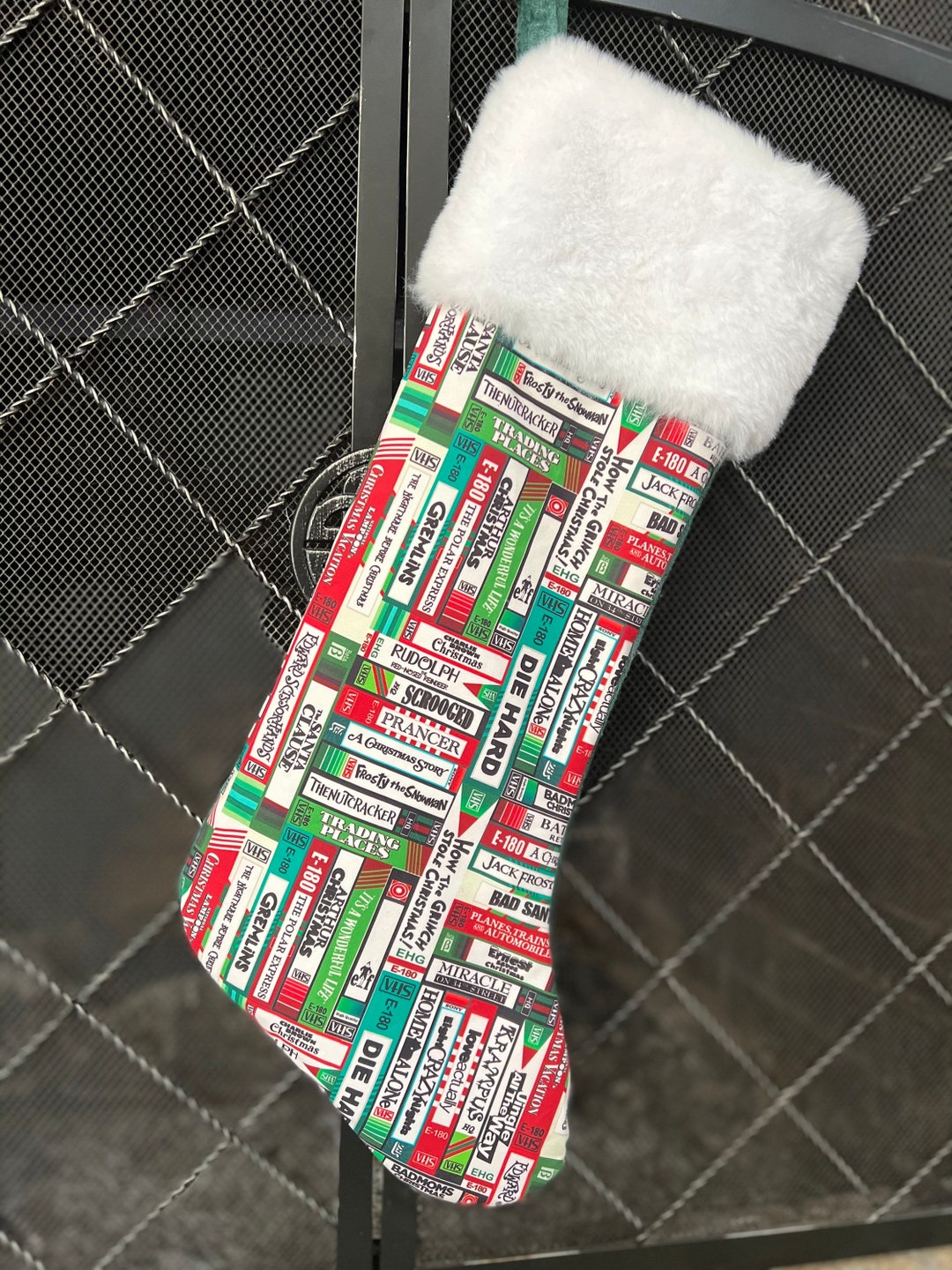 Movie Movies Die Hard Vhs 80s Inspired Christmas Stocking - Etsy