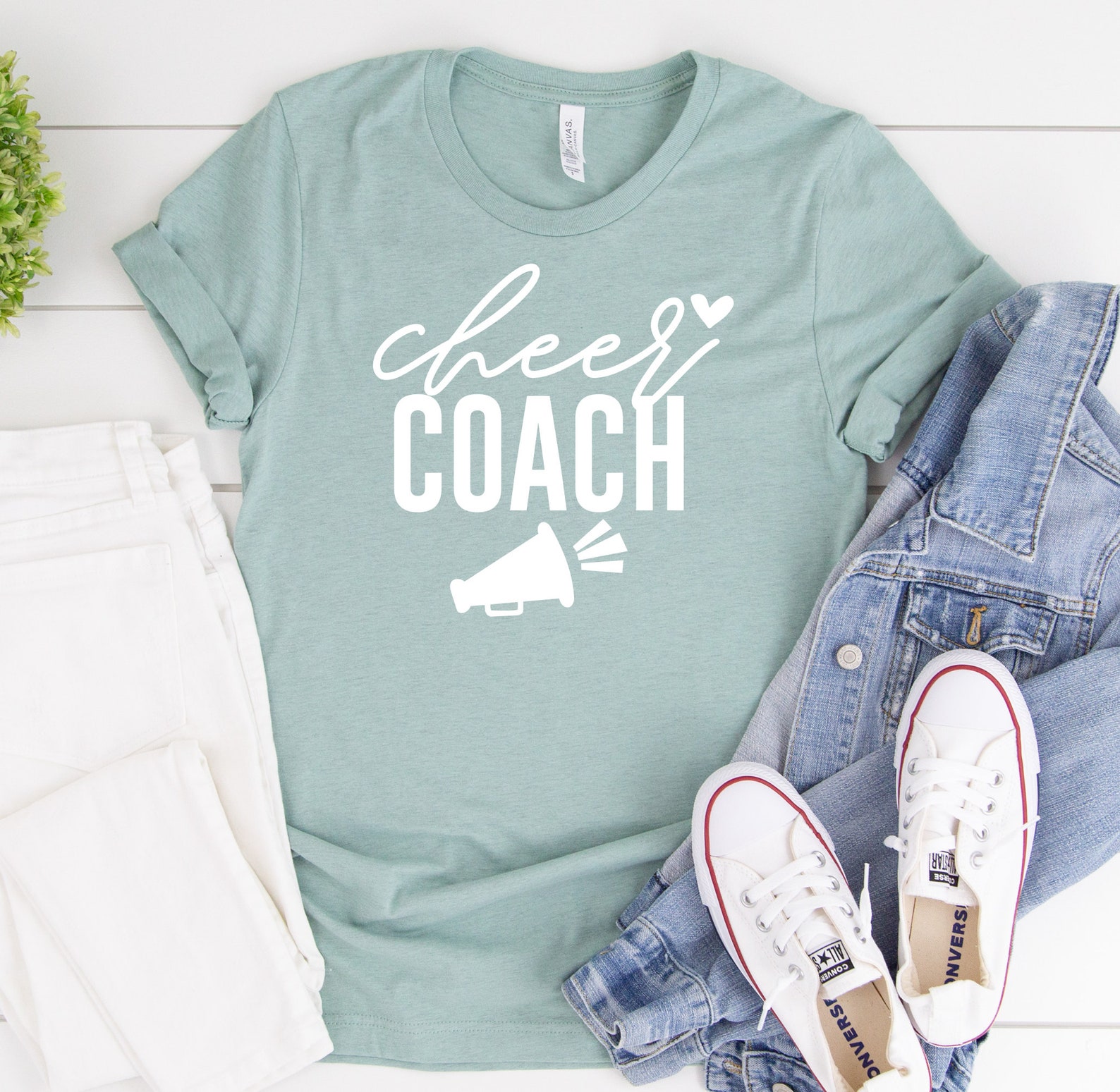 Cute Cheer Coach Shirt Cheerleader T-shirt Cheer Coach - Etsy