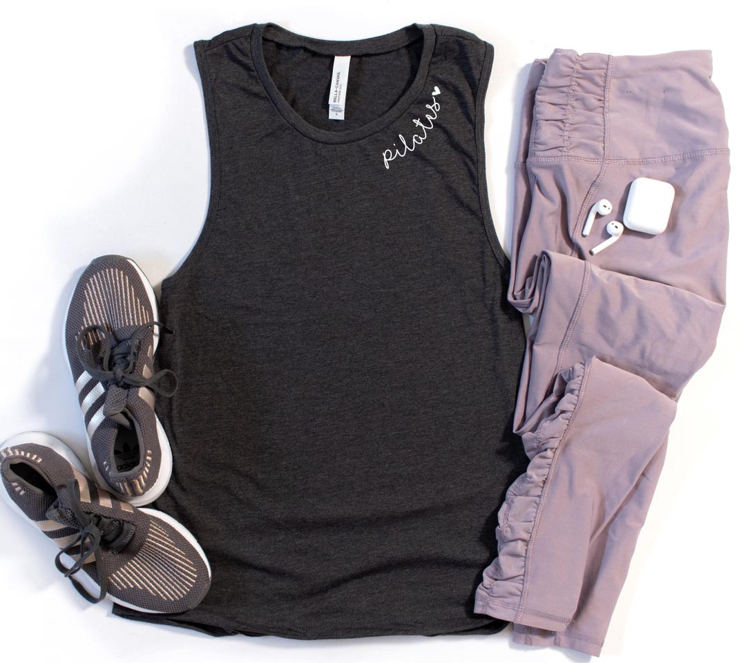 Cute Pilates Muscle Tank, Pilates Tank Top, Inspirational Tank Top ...