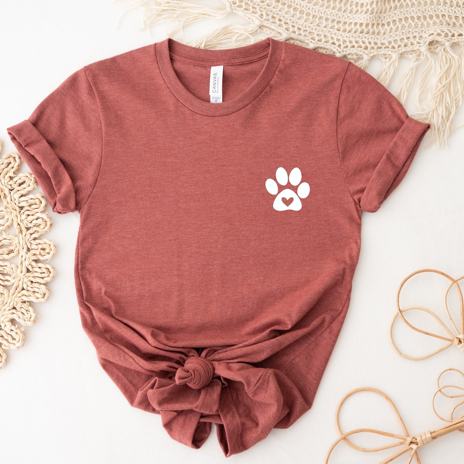 Dog Paw Pocket T-shirt: Animal Lover Tee, Cat Mom Shirt - Etsy