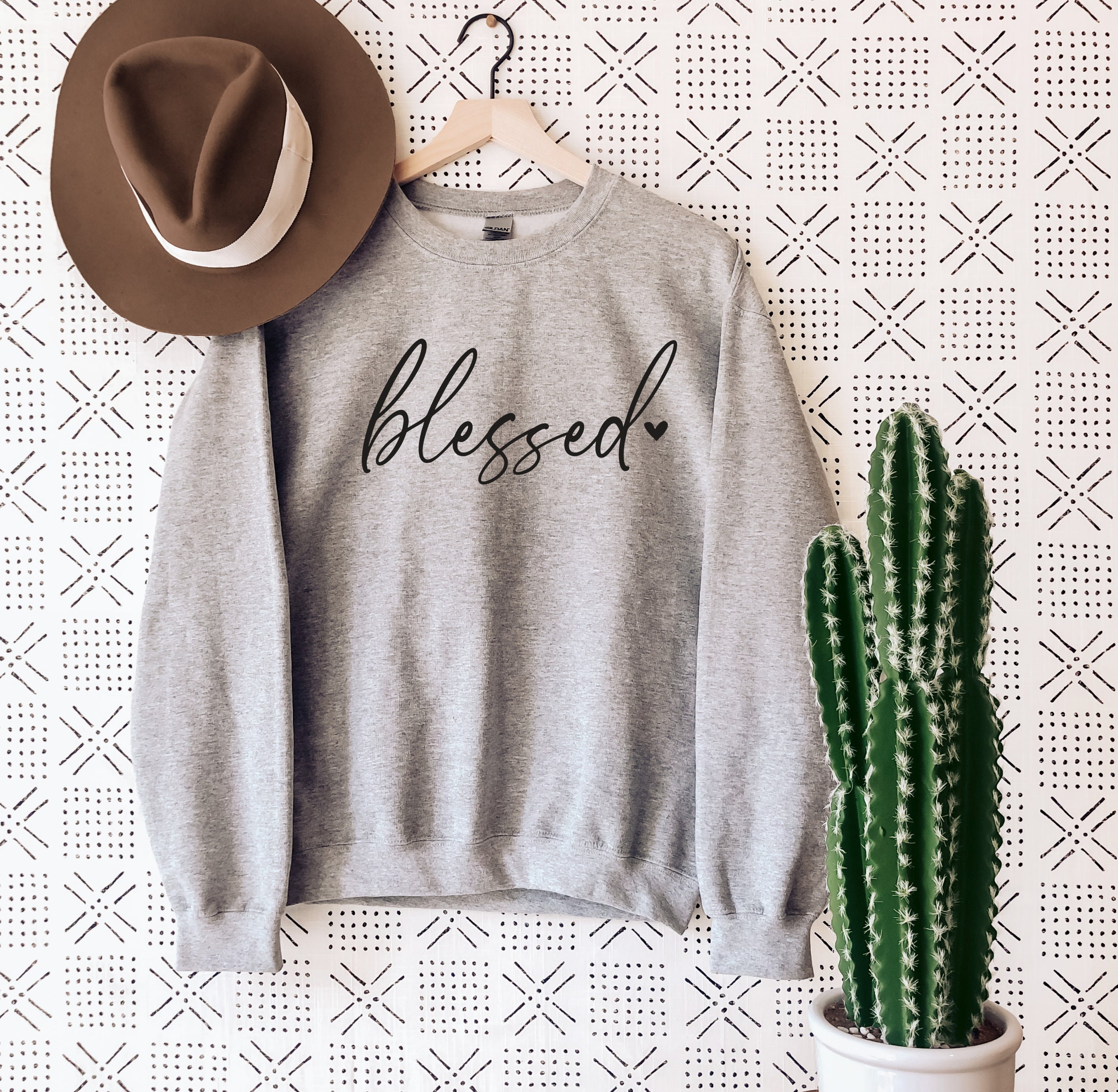 Blessed Sweatshirt: Inspirational Women's Crewneck - Etsy