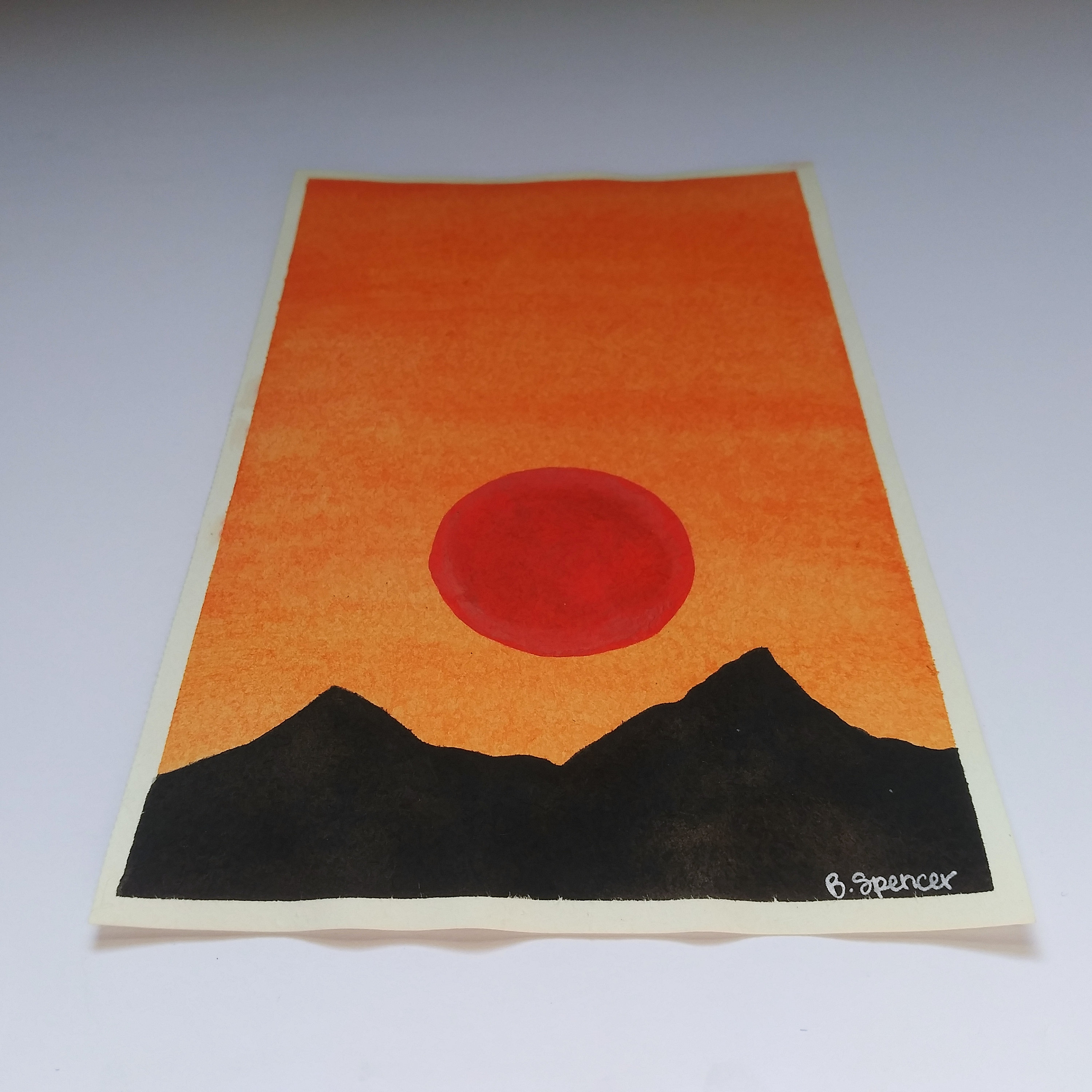 Original Painting- Blood Moon - Etsy