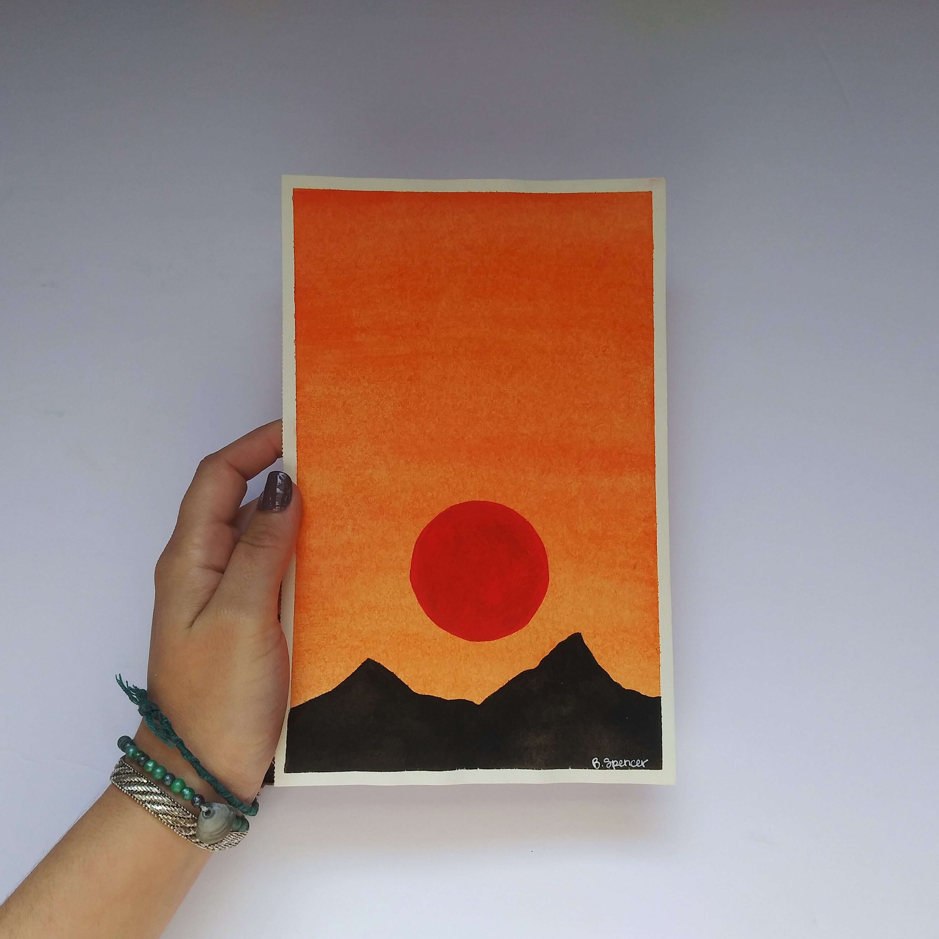 Original Painting- Blood Moon - Etsy
