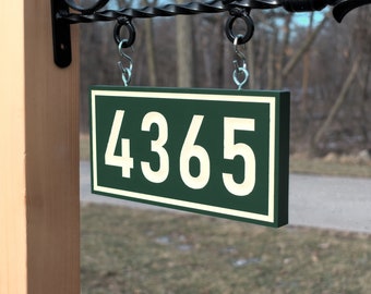 House Address Sign Hanging - Etsy