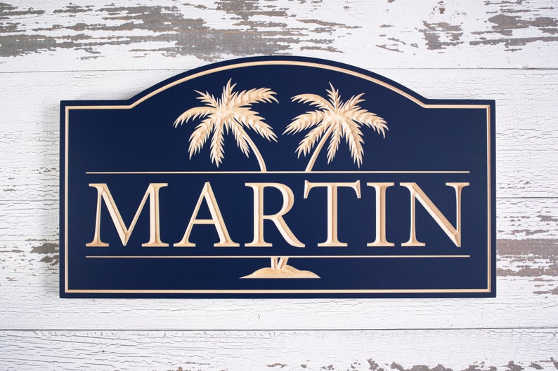 Family Last Name House Sign With Palm Trees Personalized Etsy family-last-name-house-sign-with-palm-trees-personalized-etsy