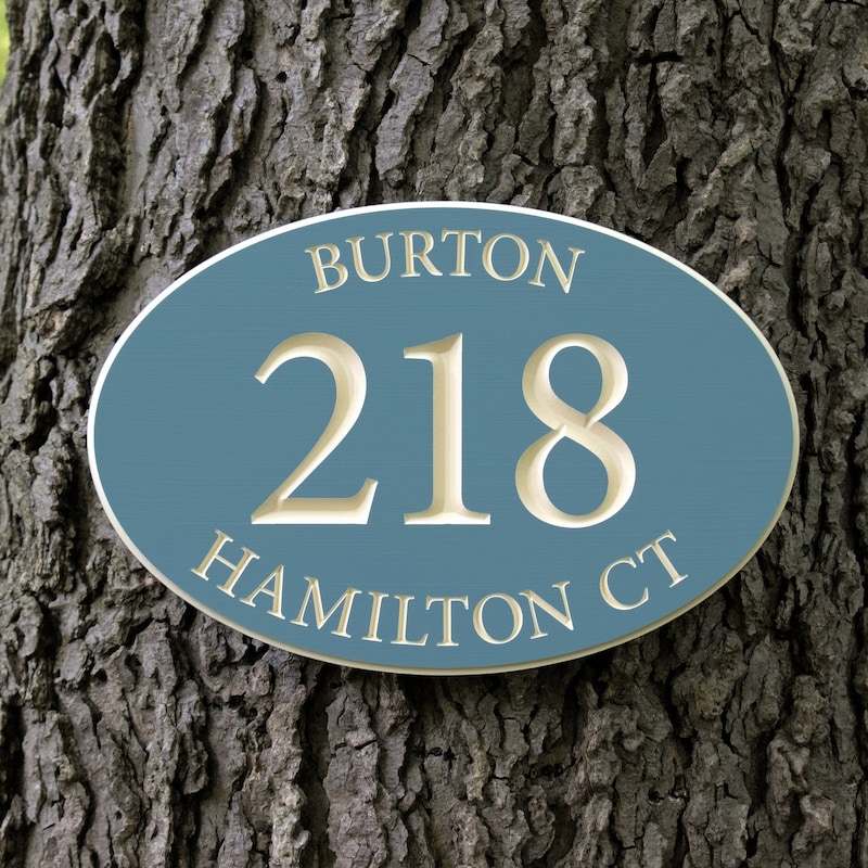 Colonial House Numbers - Etsy