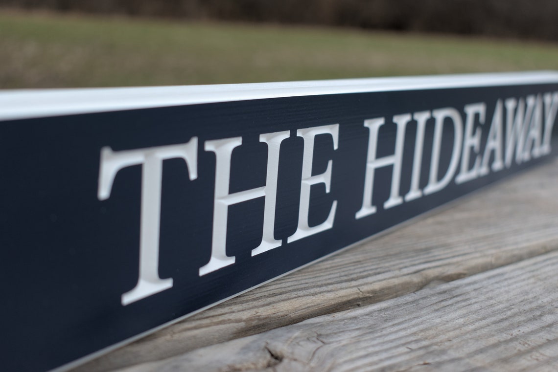 Personalized Carved Quarterboard Sign Custom Personalized - Etsy