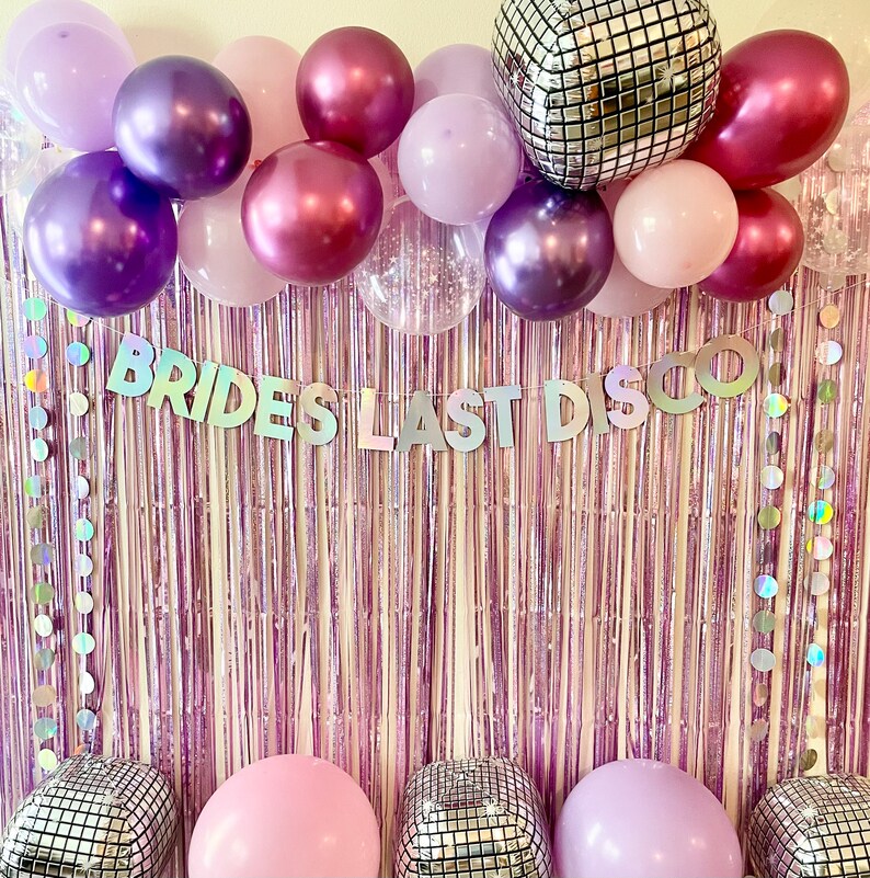 Brides Last Disco Backdrop - Etsy
