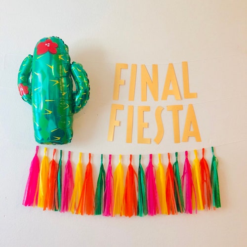 Final Fiesta Balloons Final Fiesta Bachelorette Party Decor - Etsy