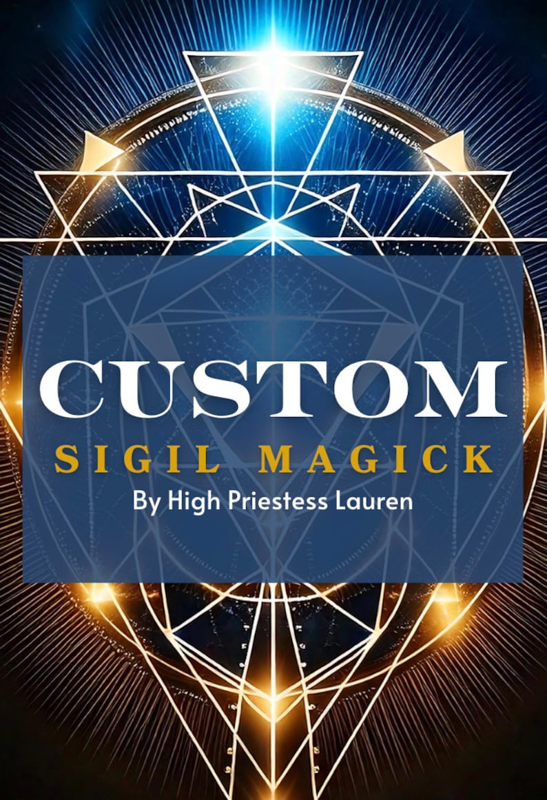Personalized Custom Celestial Sigil Magick - Made to Order - 24-hour ...