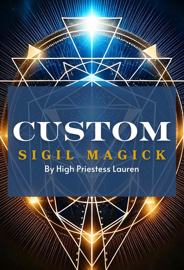 Personalized Custom Celestial Sigil Magick - Made to Order - 24-hour ...