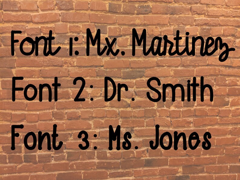 Custom Name or Word Decal With Outline - Etsy