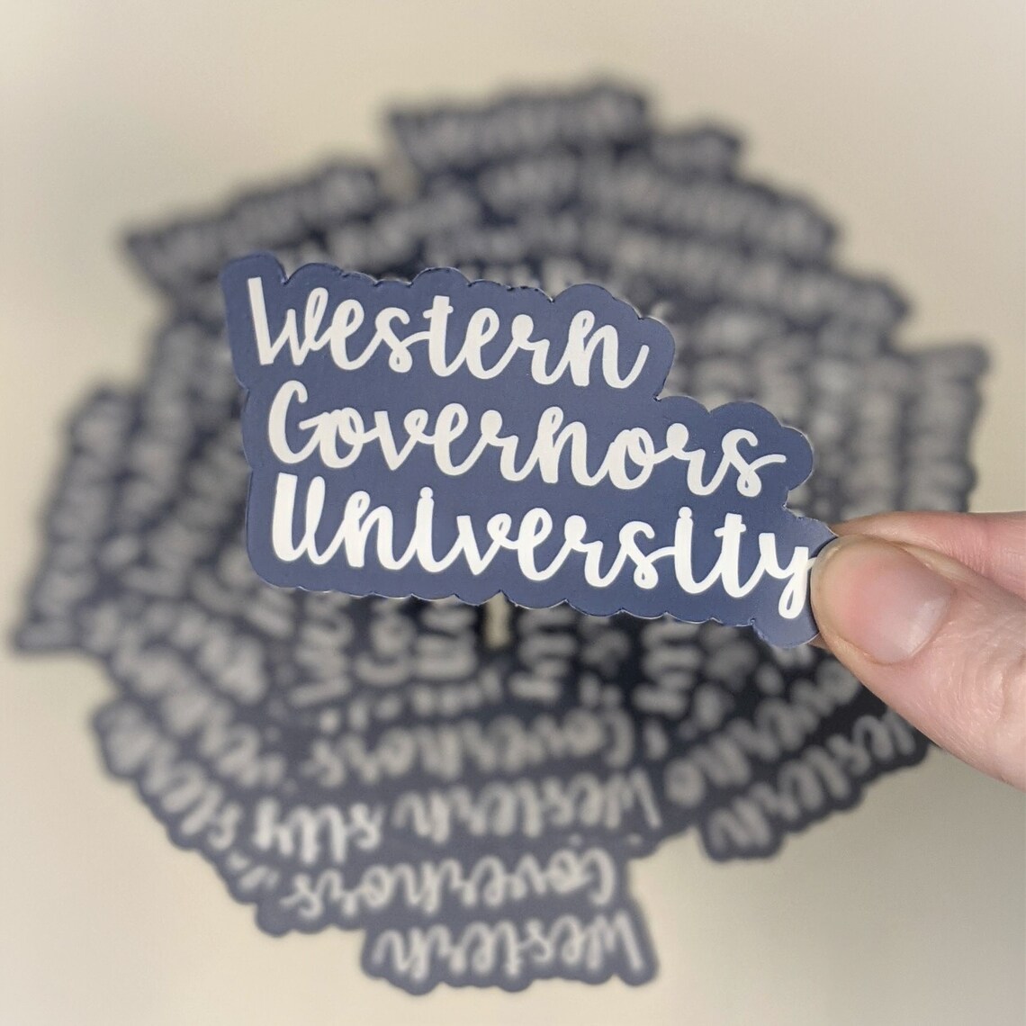 WGU Vinyl Sticker | Western Governors University Night Owls - Etsy