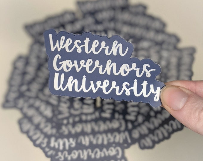 WGU Vinyl Sticker | Western Governors University Night Owls - Etsy