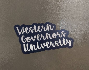 WGU Vinyl Sticker | Western Governors University Night Owls - Etsy