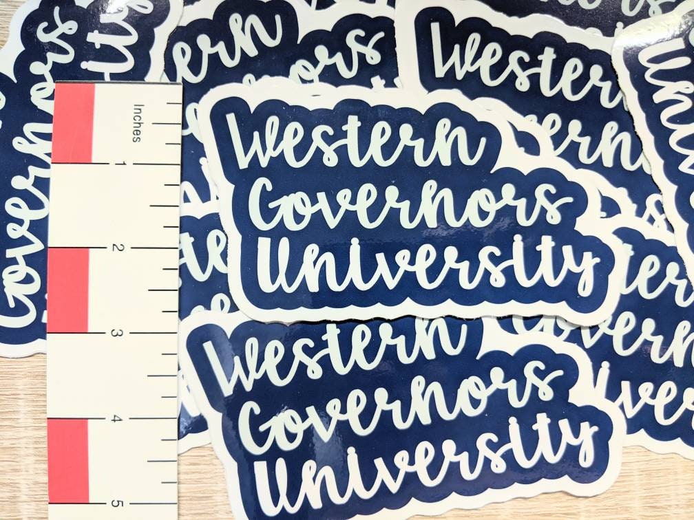 WGU Vinyl Sticker | Western Governors University Night Owls - Etsy