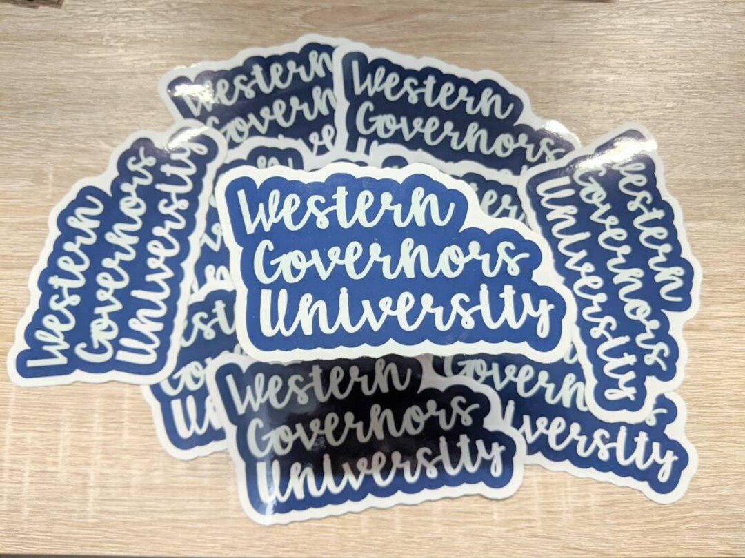 WGU Vinyl Sticker | Western Governors University Night Owls - Etsy