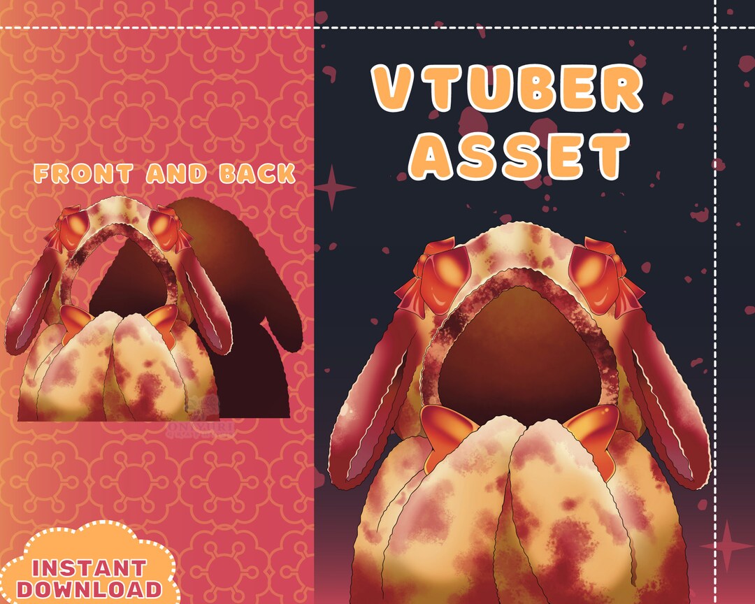 VTUBER Assets - Year of the Rabbit | Bunny Vtuber | Blanket | Twitch ...