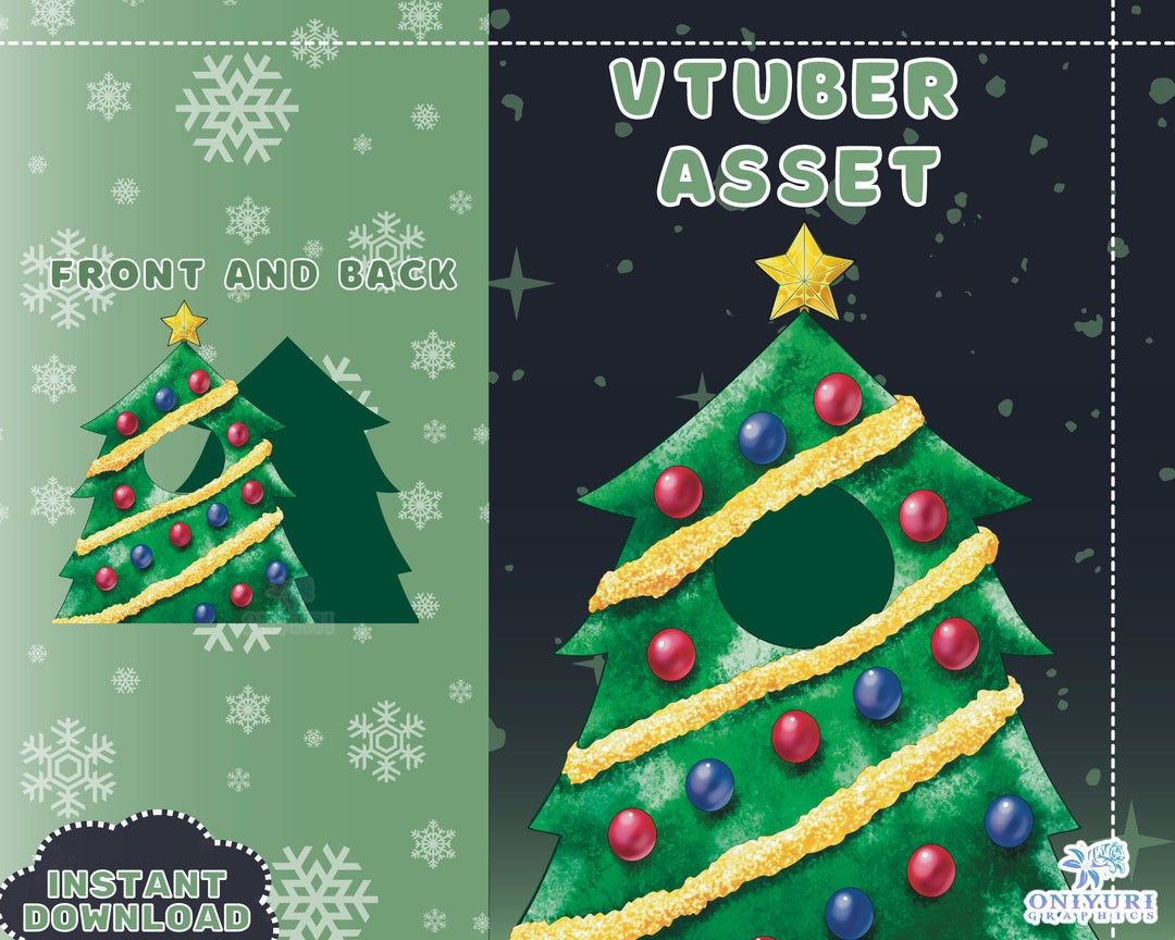 VTUBER Assets - Christmas Tree | Holiday Vtuber | Twitch | Vtuber ...