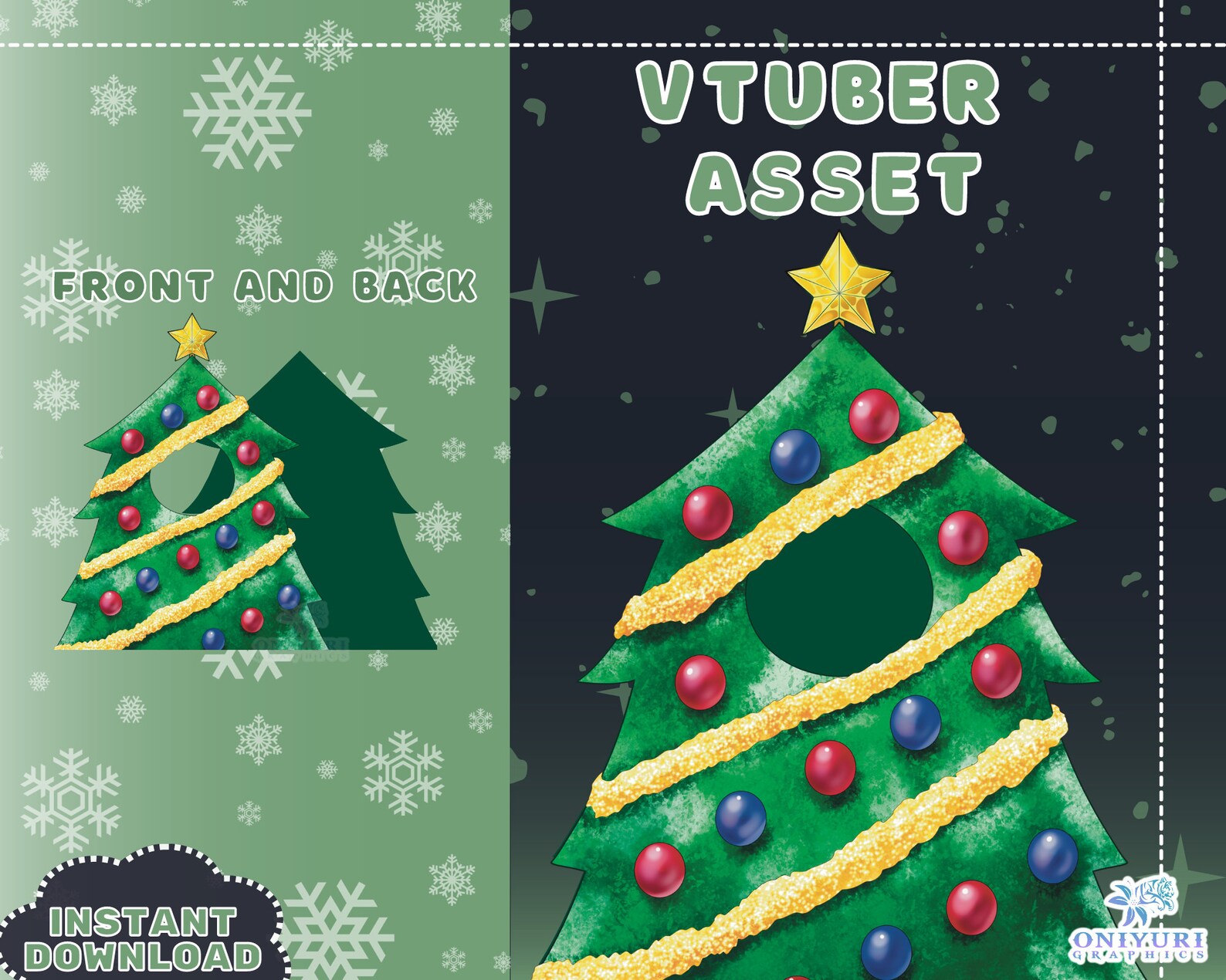 VTUBER Assets - Christmas Tree | Holiday Vtuber | Twitch | Vtuber ...
