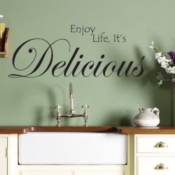 Life is Delicious - Etsy