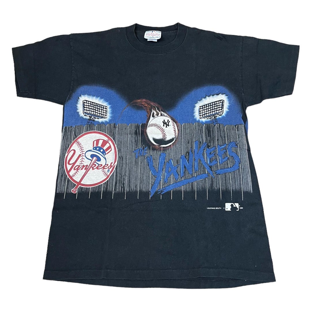 Vintage New York Yankees 90s T-shirt Graffiti Baseball MLB NY - Etsy
