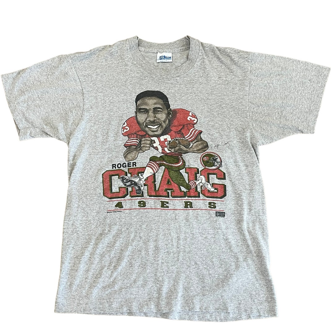 Vintage Roger Craig San Francisco 49ers Caricature T-shirt Nfl Football ...