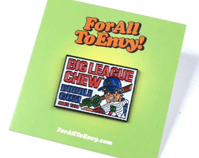 Foralltoenvy "bubble Gum" Lapel Pin Big League Chew Original Flavor ...