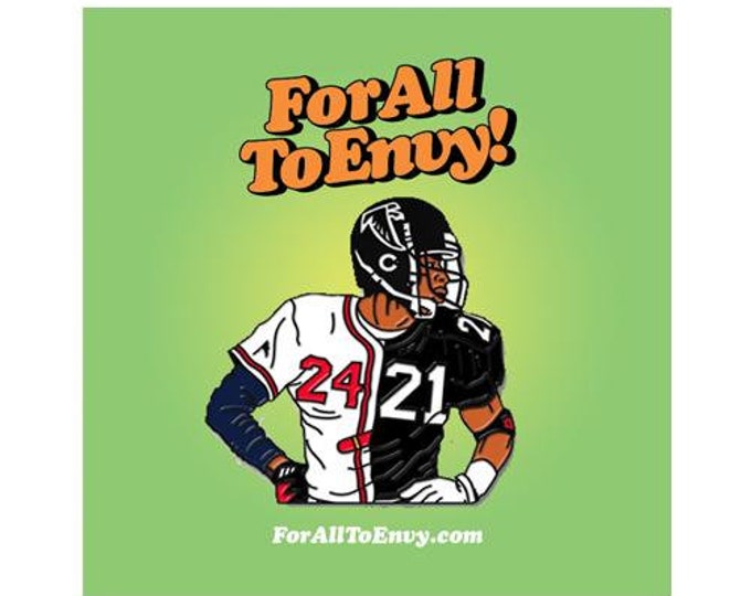 For All to Envy prime Time Lapel Pin Deion Sanders Braves Baseball ...