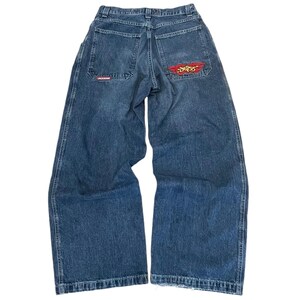Vintage JNCO Jeans Tribal Wide Leg Streetwear 90s Y2K Baggy Skate ...