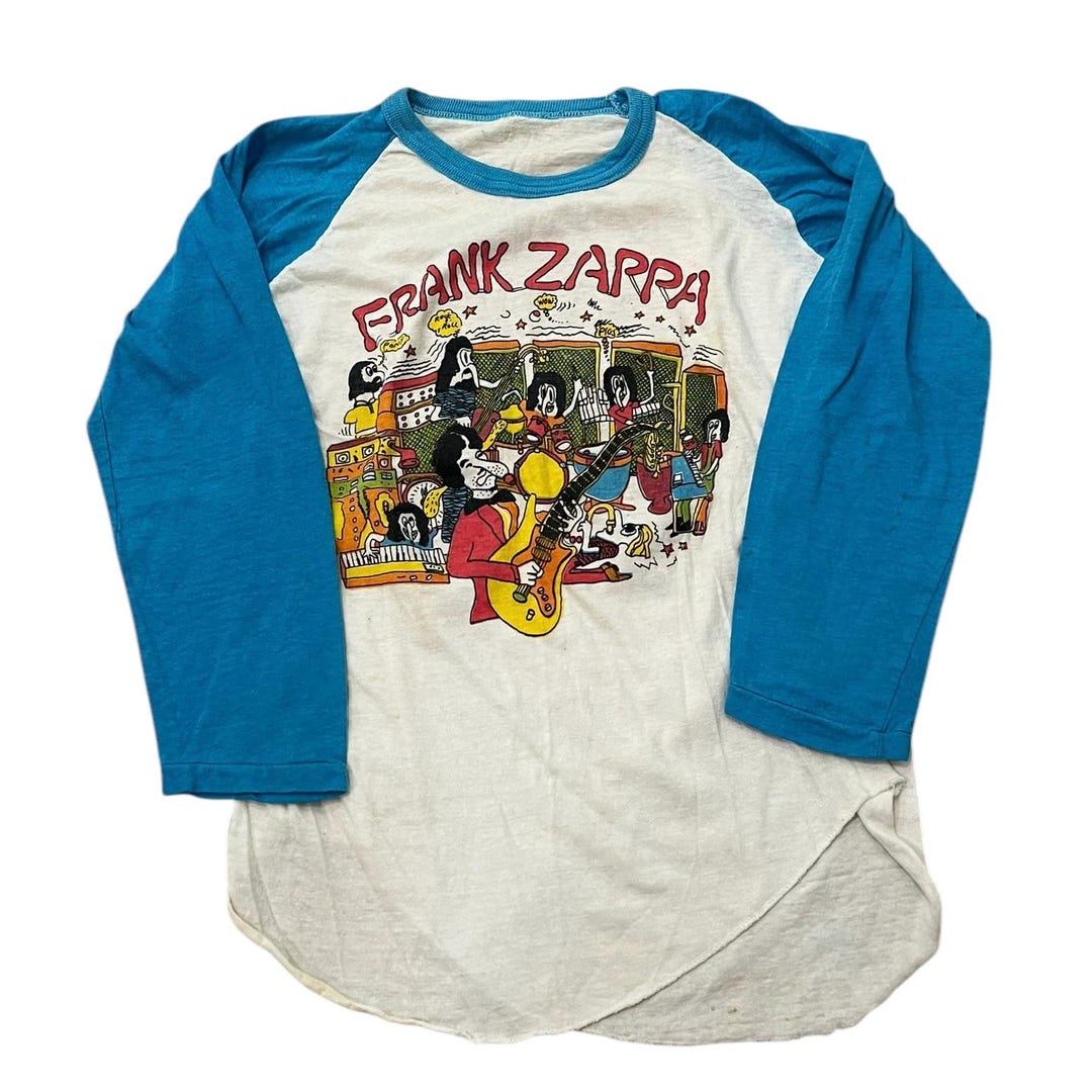 Vintage Frank Zappa in Concert 70s 80s Raglan T-shirt - Etsy