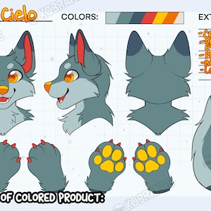 Fursuit Reference Base wolf - Etsy