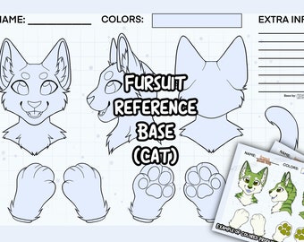 Fursuit Reference Base wolf - Etsy