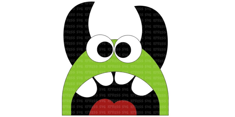 Cute Silly Monster SVG PNG Digital Download Cut File - Etsy