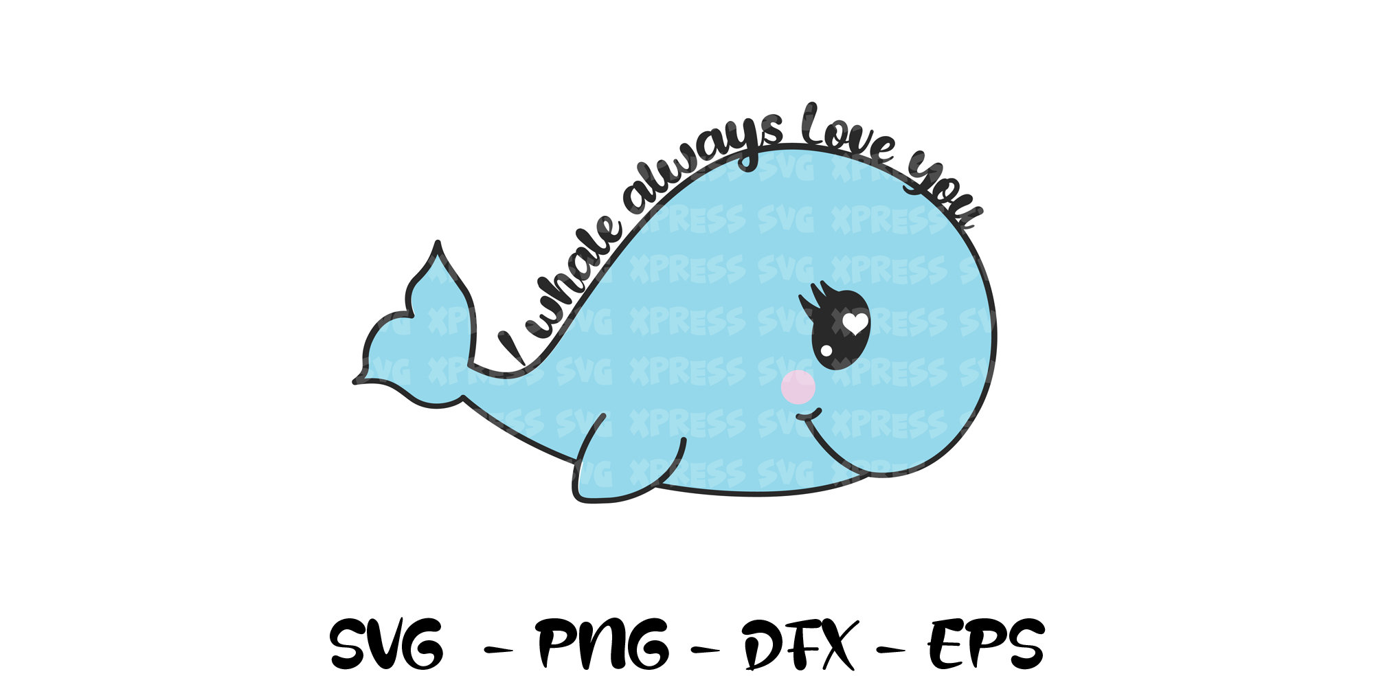 I whale always Love You Nursey Valentine's Day SVG Vinyl | Etsy