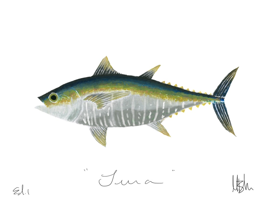 Tuna Print - Etsy