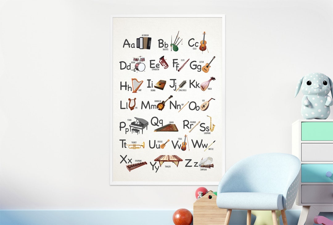 Musical Instruments Alphabet - CAPS and Lower Case - Instruments ...