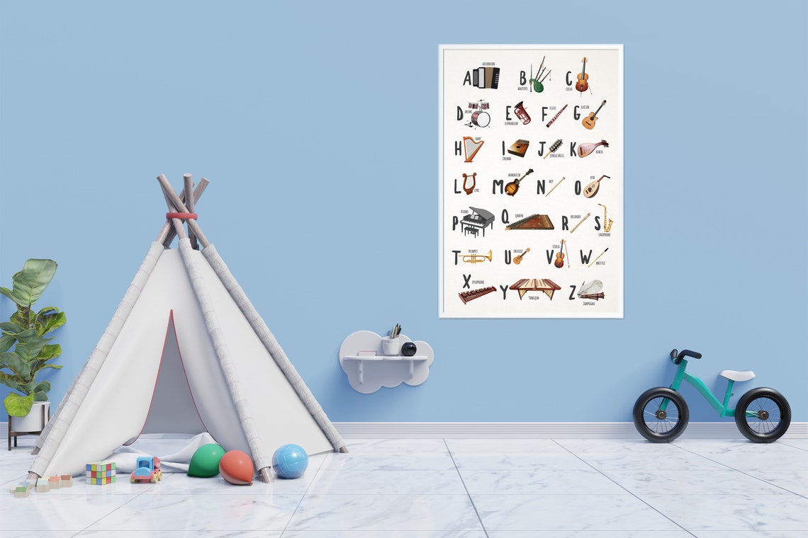 Musical Instruments Alphabet - Printable Alphabet - Instruments ...