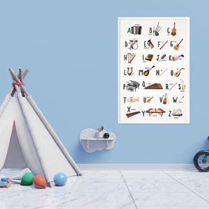 Musical Instruments Alphabet - Printable Alphabet - Instruments ...
