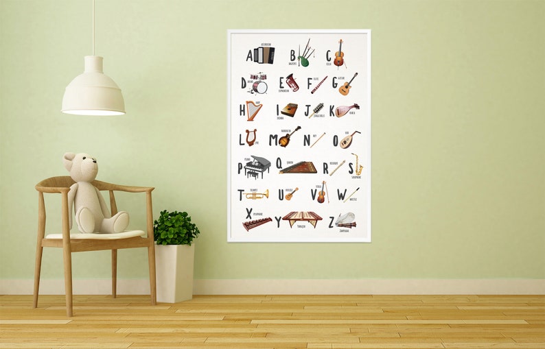 Musical Instruments Alphabet - Printable Alphabet - Instruments ...
