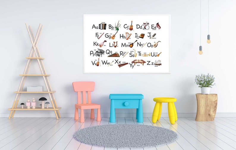 Musical Instruments Alphabet - Printable Alphabet - Instruments ...