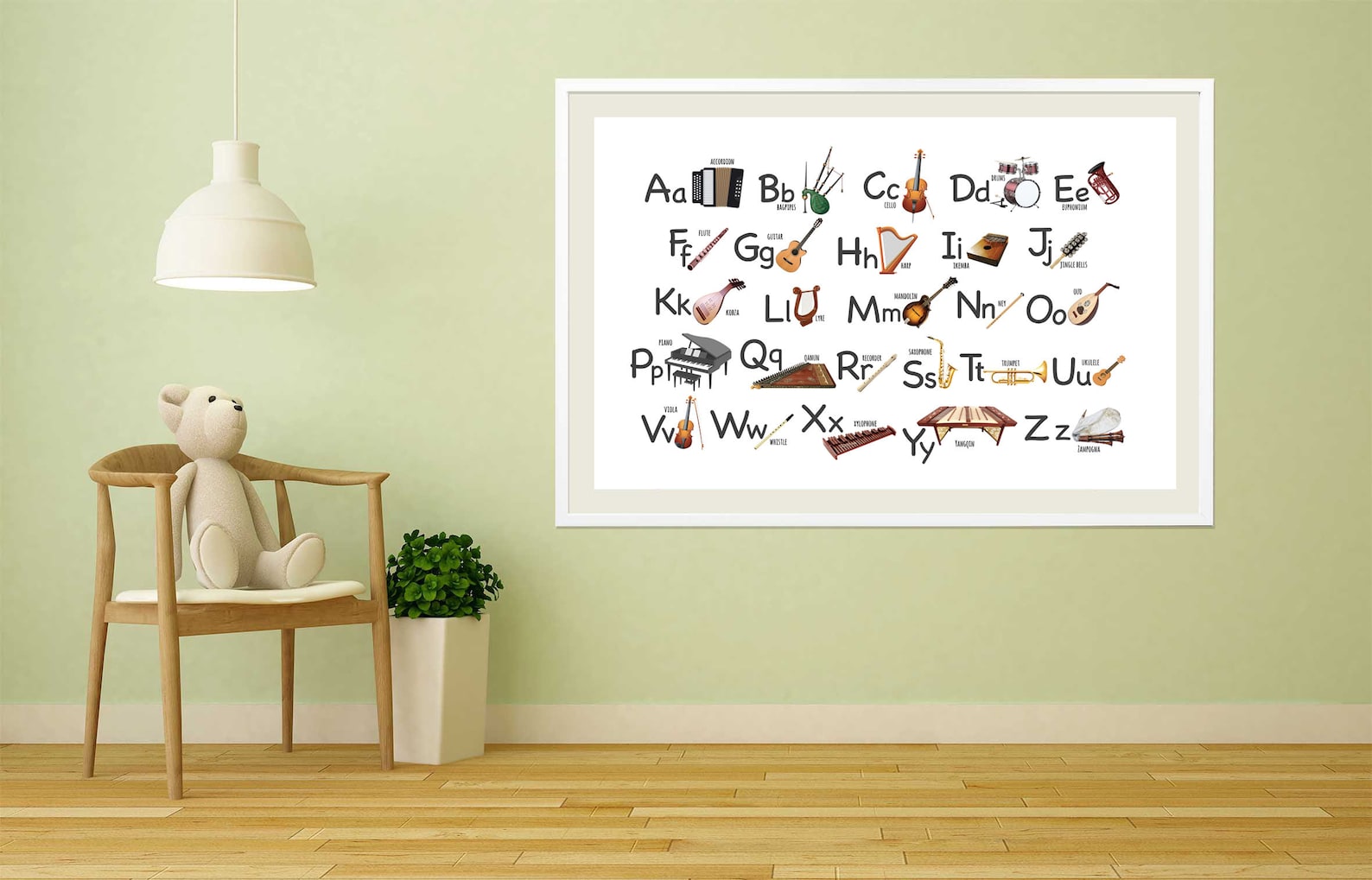 Musical Instruments Alphabet - Printable Alphabet - Instruments ...