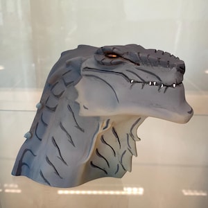 Godzilla 1998 the Animated Series Custom Statue Bust Zilla Jr - Etsy