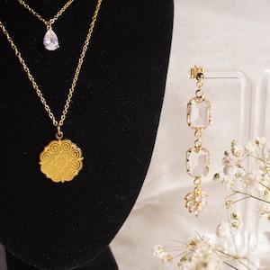 Hmong Inspired Necklace | 18k Plated Gold Pendant - Etsy