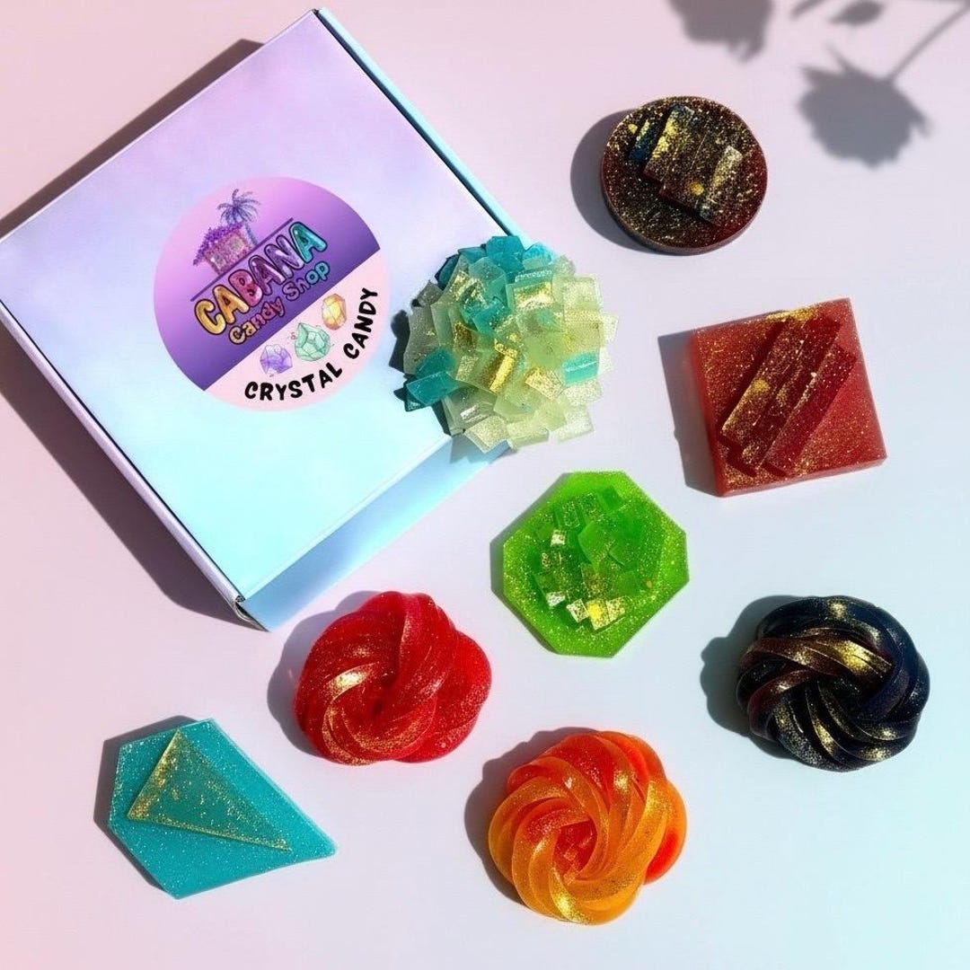 Crystal Candy - 8 Piece Edible Crystals Variety Box - Etsy